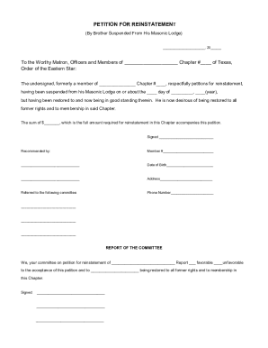 Fillable Online Order of Eastern Star - Application - Yea!Sport Fax ...