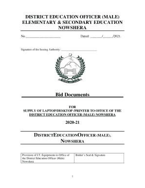 Fillable Online DISTRICT EDUCATION OFFICER (MALE) Fax Email Print - pdfFiller