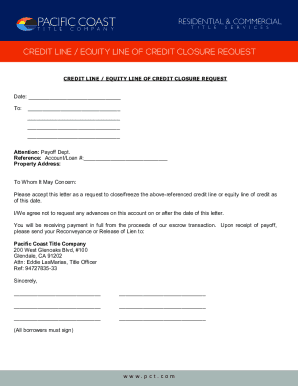 Fillable Online Pacific Coast Title Company Fax Email Print - pdfFiller