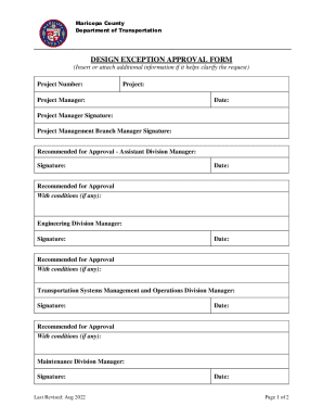 Fillable Online project issue escalation form - Maricopa County ...