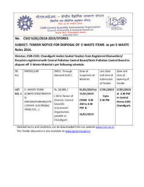 Fillable Online csio res Implementation Guidelines for E-Waste ...