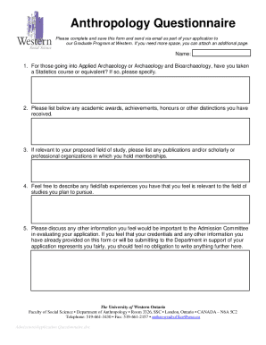Fillable Online Application Questionnaire.doc Fax Email Print - pdfFiller