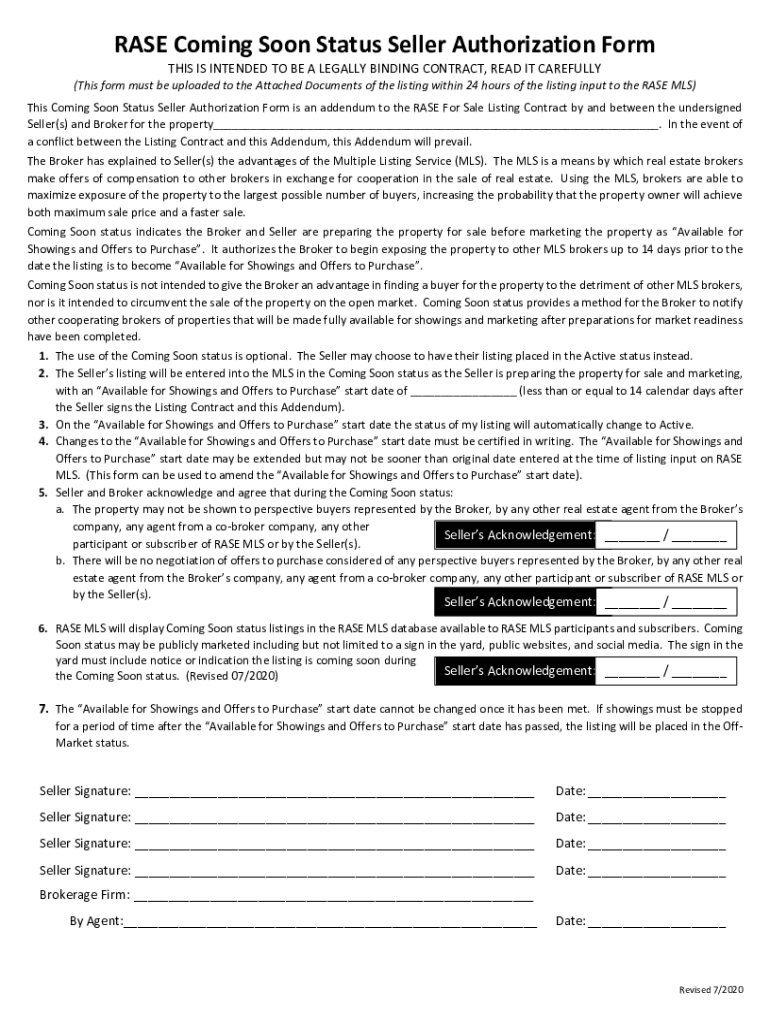 Fillable Online ims rase-inc Fillable Coming Soon Authorization Form ...