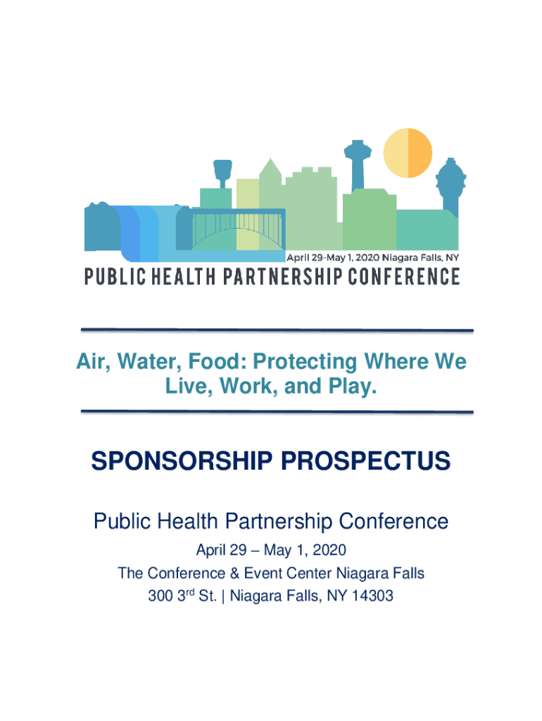 Fillable Online SPONSORSHIP PROSPECTUS - First Work Fax Email Print ...