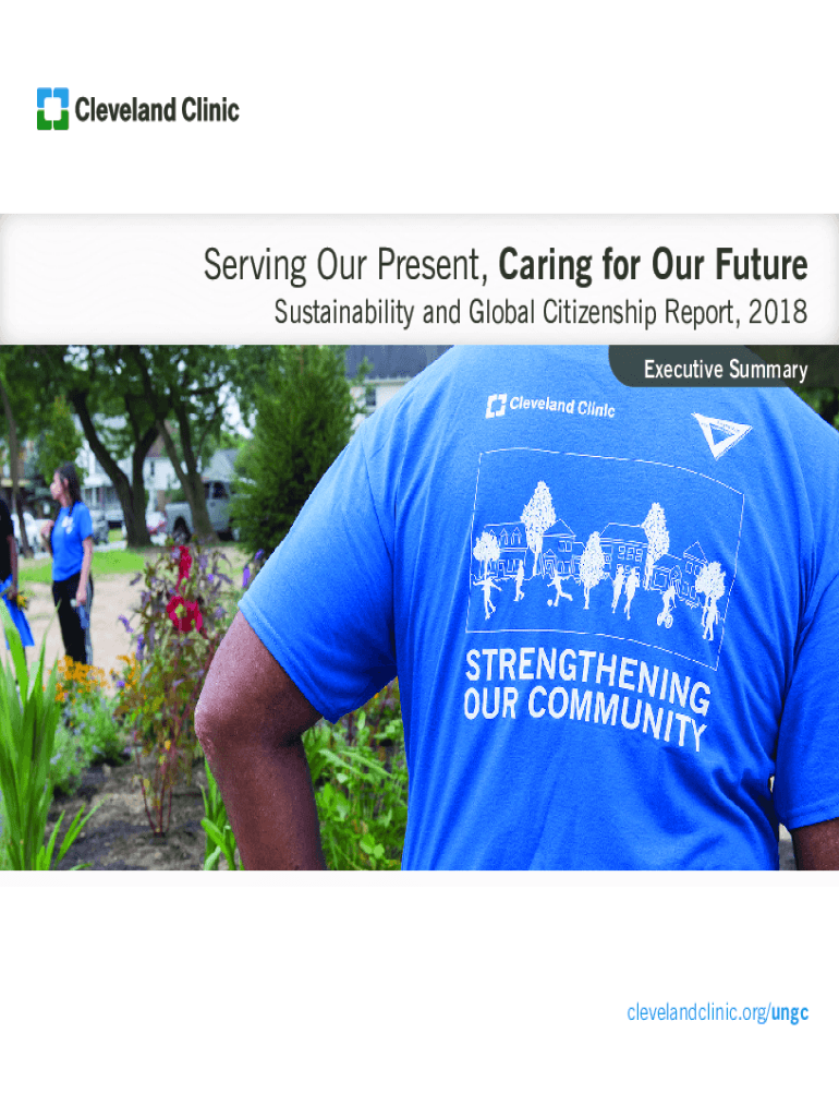 Fillable Online Serving Our Present, Caring for Our Future - Cleveland Clinic Fax Email Print ...