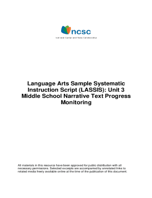 Fillable Online English Language Arts Sample Systematic Instruction ...