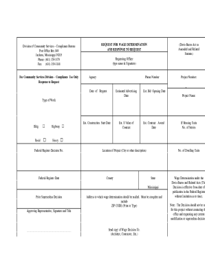 Fillable Online DBRA Standard Form (SF) 308 - U.S. Department of Labor ...