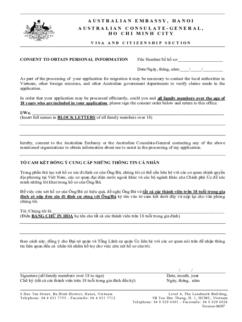 Fillable Online Child Passport (under 18 years of age), Without Full ...