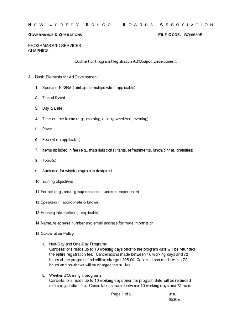 Fillable Online GO/6530E PROGRAMS AND SERVICES GRAPHICS Outline ... Fax Email Print - pdfFiller