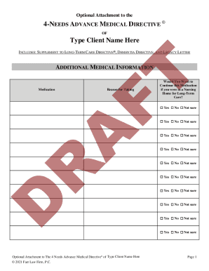 Fillable Online Dementia, advance decisions and advance statements Fax ...