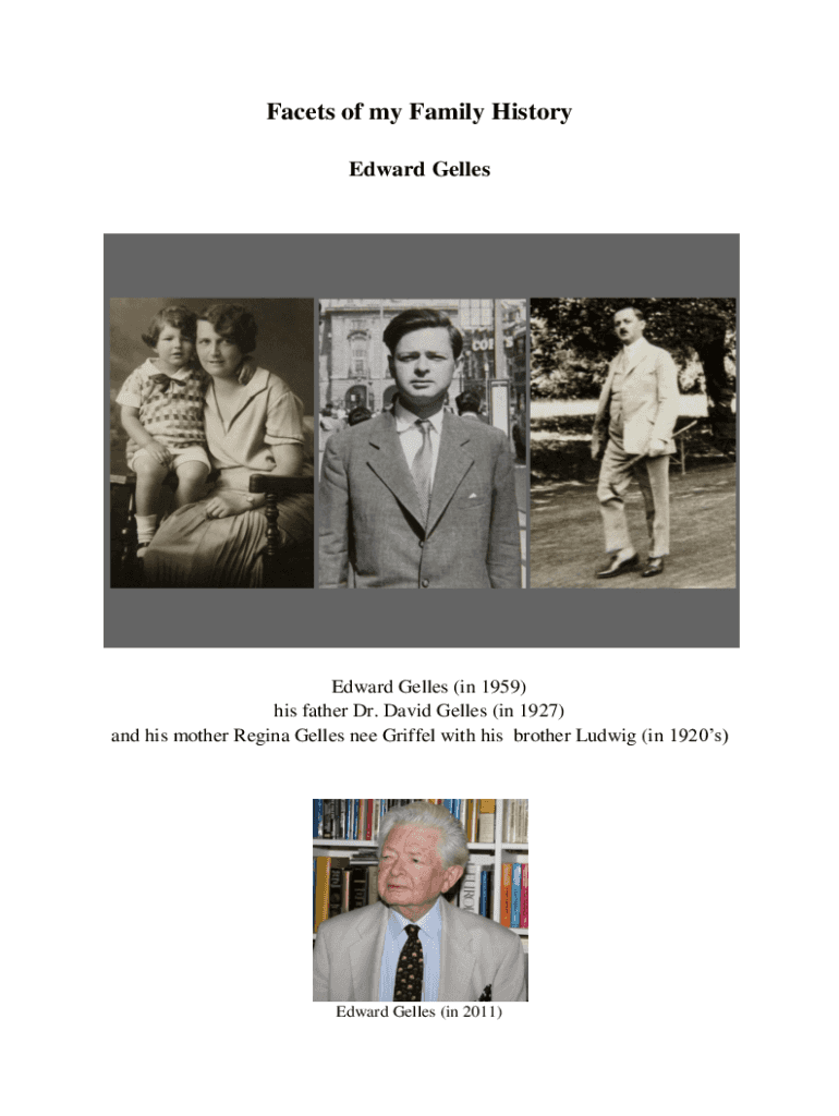 Fillable Online archives balliol ox ac Dr Edward Gelles with parents ...