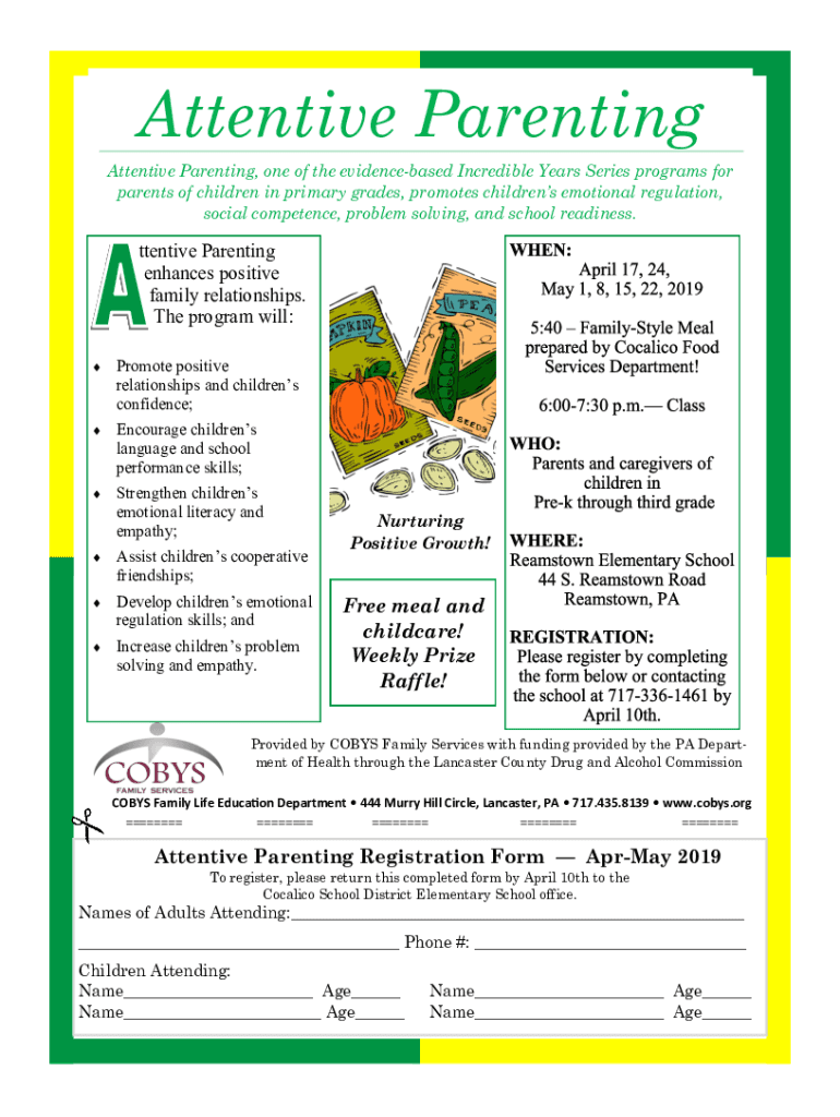 Fillable Online The Incredible Years Parent, Teacher and Child Programs ...