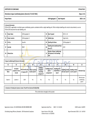 Fillable Online CERTIFICATE OF COMPLIANCE CF1R-ALT-02-E Alterations to ...