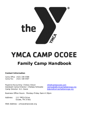 Fillable Online Camp Staff Payroll Paperwork - YMCA Camp Ocoee Fax ...