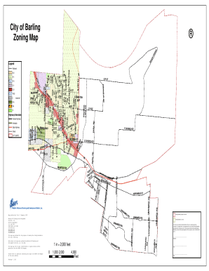 Fillable Online City of Barling Zoning Map Fax Email Print - pdfFiller