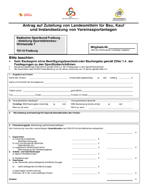 Ausfüllbar Online Antrag auf Zuteilung von Landesmitteln fr Bau, Kauf ...