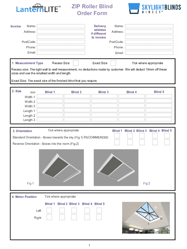 Fillable Online How to Measure for Window Blinds & Shades Fax Email ...