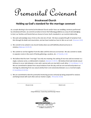 Fillable Online Brookwood Covenant Church - Fill Online, Printable ...