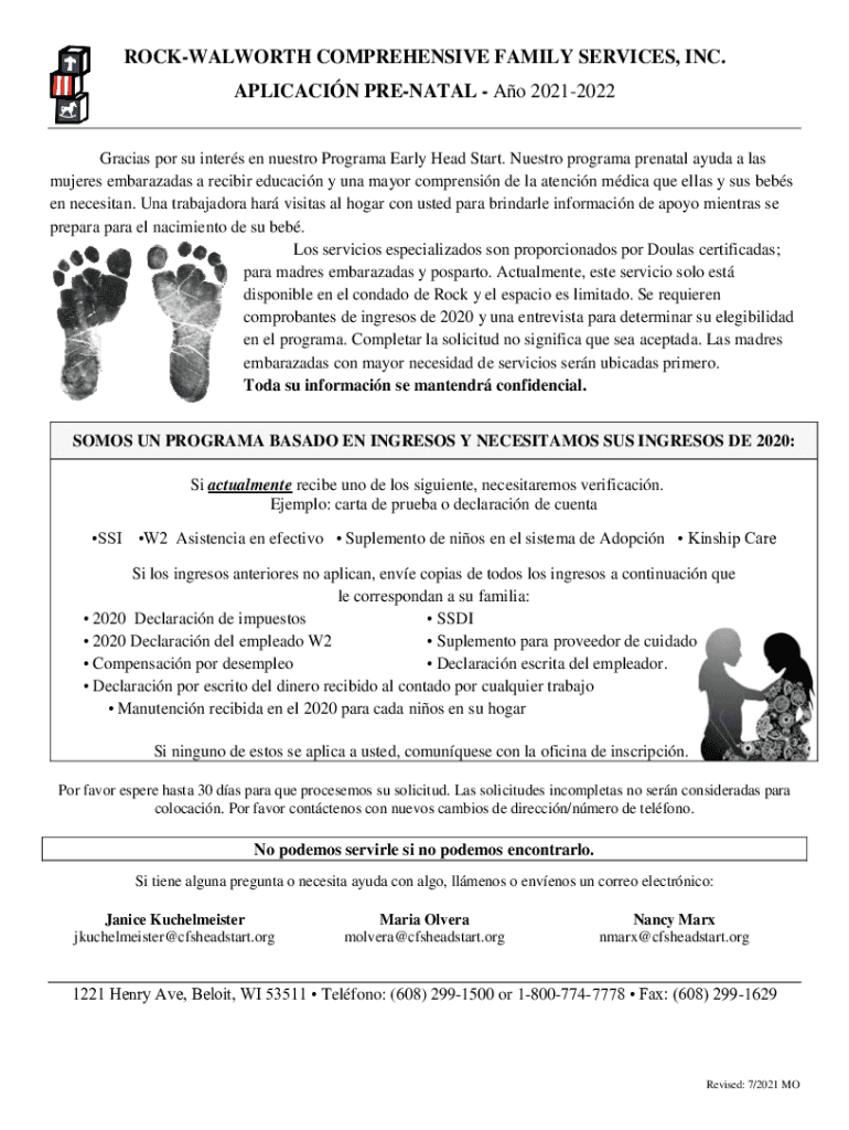 Completable En línea Early Head StartChild Development Resources (CDR ...