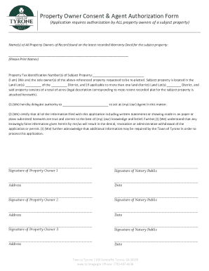 Fillable Online Property Owner Consent Form - Permits - Arlington ...