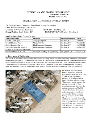 Fillable Online TOWN PLAN AND ZONING DEPARTMENT Fax Email Print - pdfFiller