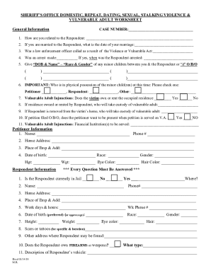 Fillable Online Vulnerable Adult Worksheet. Vulnerable Adult Worksheet ...