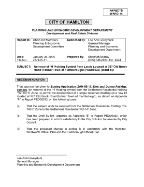 Fillable Online Committee of Adjustment (Rural) Severance Application ...