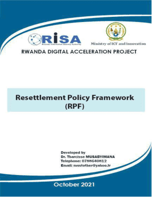 Fillable Online Ministry of ICT and Innovation REPUBLIC OF RWANDA ...