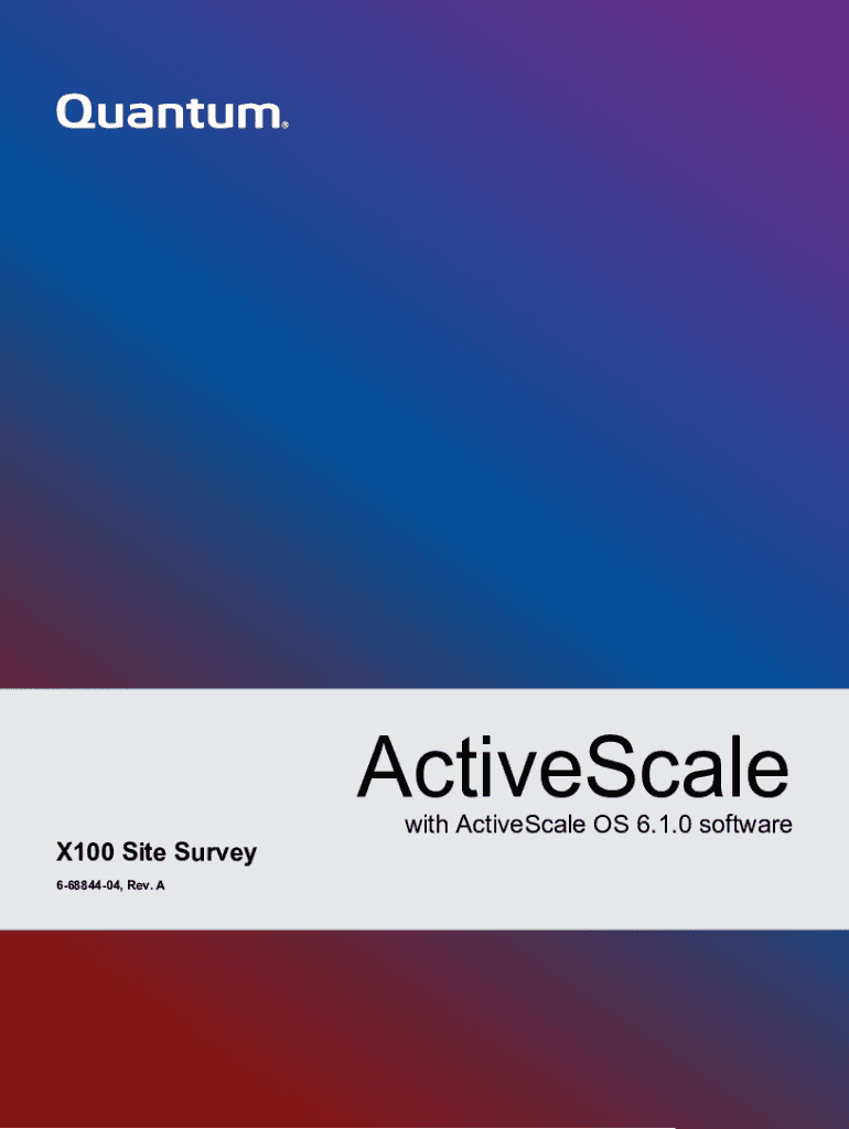 Fillable Online Quantum ActiveScale Features - Quantum Video Gallery Fax Email Print - pdfFiller