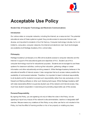 Fillable Online Guideline on Acceptable Network and Device Use- Canada.ca Fax Email Print ...