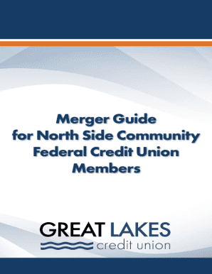 Fillable Online Merger Guide for North Side Community Federal Credit ...