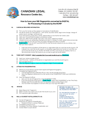 Fillable Online RCMP accredited electronic fingerprint submissions ...