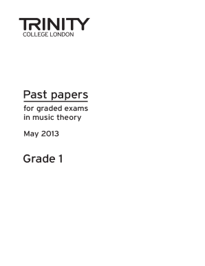 Fillable Online Trinity Grade 3 Theory Sample Papers With Answers Fax ...