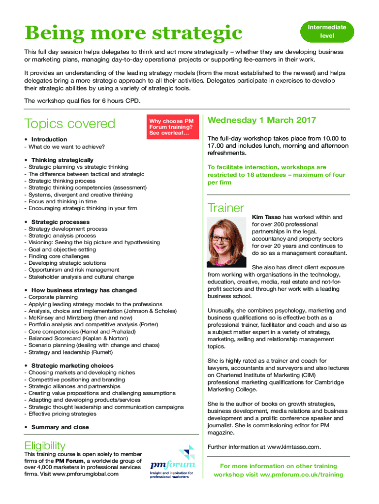 Fillable Online How to create a marketing strategy and measure your results Fax Email Print ...