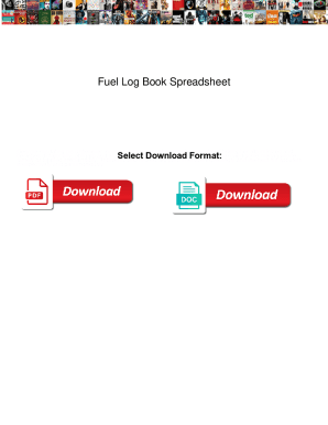 Fillable Online Fuel Log Book Spreadsheet. Fuel Log Book Spreadsheet ...