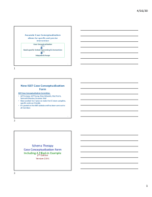 Fillable Online IST Module 2 April 16th 2020 New Schema Therapy Case ...