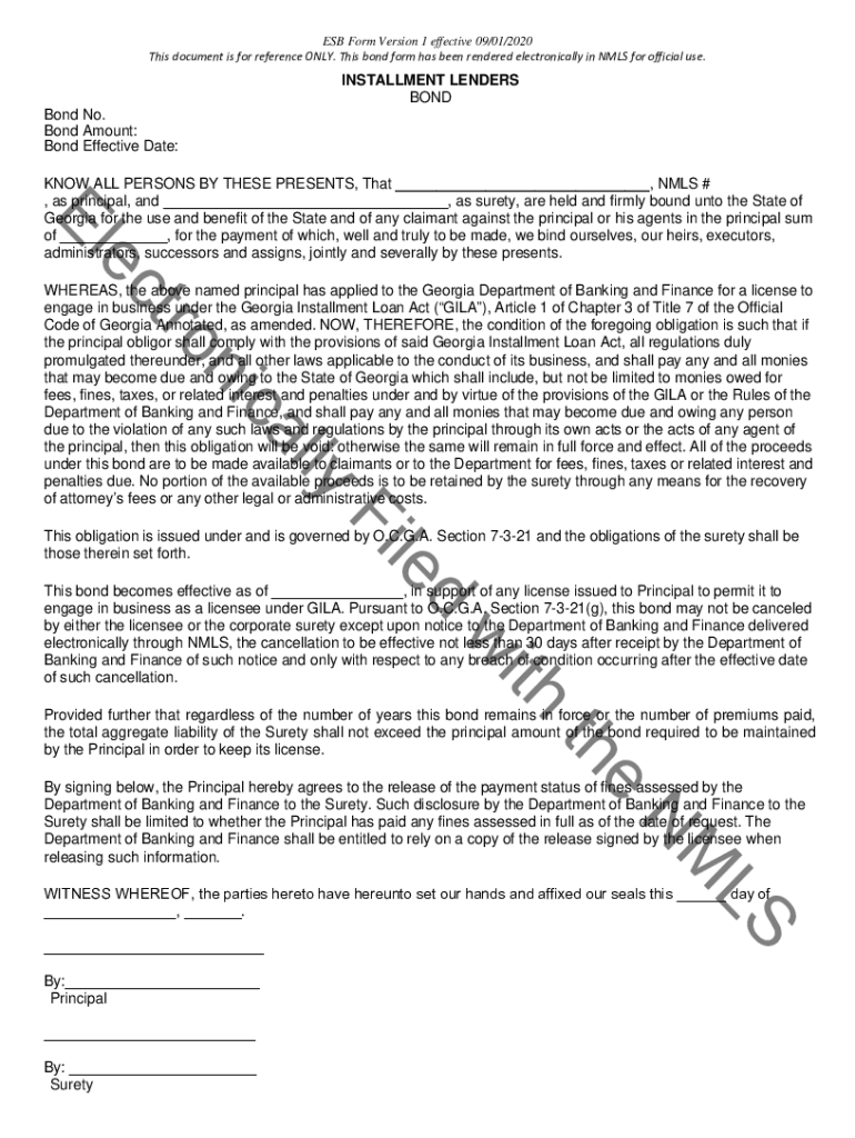 Fillable Online State Adoption of NMLS ESB Fax Email Print - pdfFiller