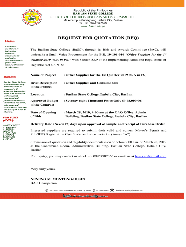 Fillable Online bassc edu extension and Fax Email Print - pdfFiller