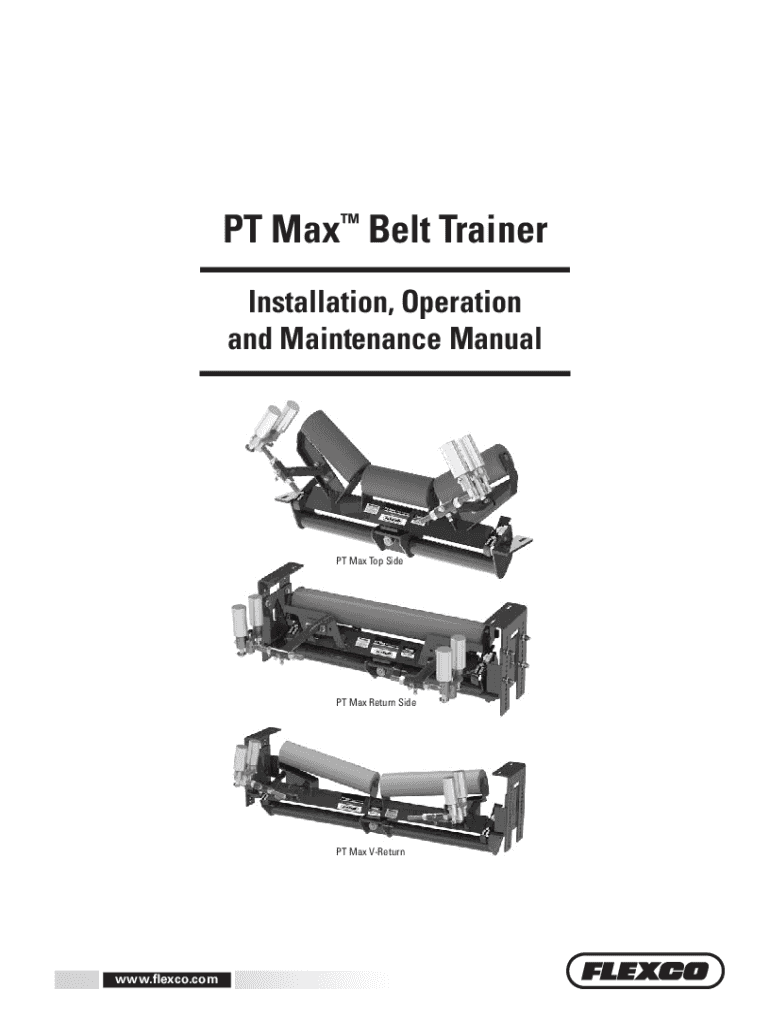 Fillable Online PT Max Adjustable Top Side - Flexco Fax Email Print ...