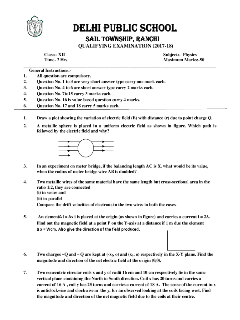 Fillable Online What is the question pattern of aptitude test of DPS ...