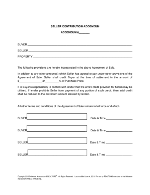 Fillable Online Seller Contribution Sample Clauses - Law Insider Fax Email Print - pdfFiller