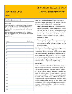 Fillable Online Toolbox Talks - Manufacturing Safety Alliance of BC Fax ...