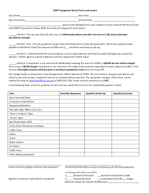 Fillable Online equipment rental agreement - SEC.gov Fax Email Print ...