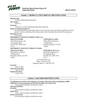 Fillable Online SAFETY DATA SHEET Marine Diesel Oil DMB grade ...