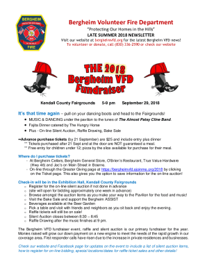 Fillable Online BERGHEIM VOLUNTEER FIRE DEPARTMENT Fax Email Print ...