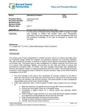 Fillable Online How to Write a Standard Operating Procedure that Makes ...