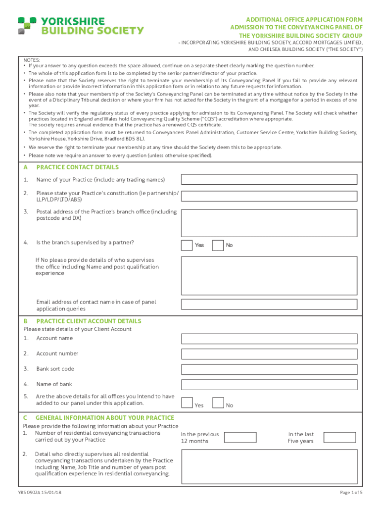 Fillable Online Additional office application form admission to the ...