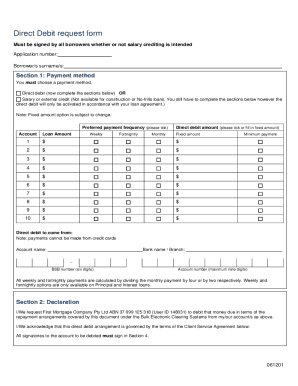Fillable Online Direct Debit Request Sample Clauses - Law Insider Fax Email Print - pdfFiller