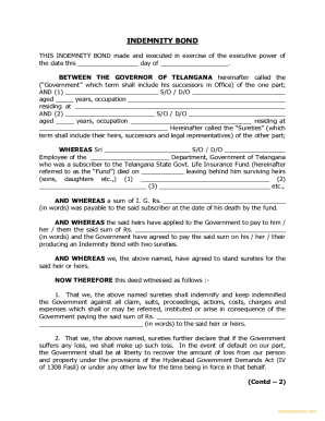 Fillable Online Everything You Need to Know About Indemnity Bond ...