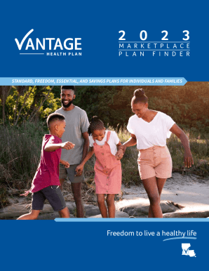 Fillable Online Freedom to live a healthy life - Vantage Health Plan ...